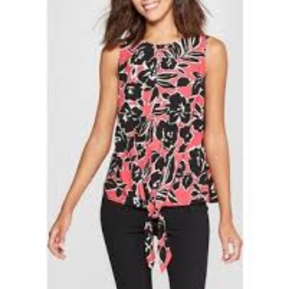 a new day | Tops | New A New Day Floral Sleeveless Blouse | Poshmark